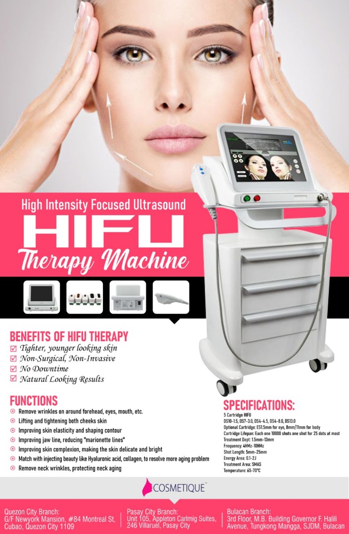 HIFU High Intensity Focused Ultrasound Therapy Machine, Beauty ...