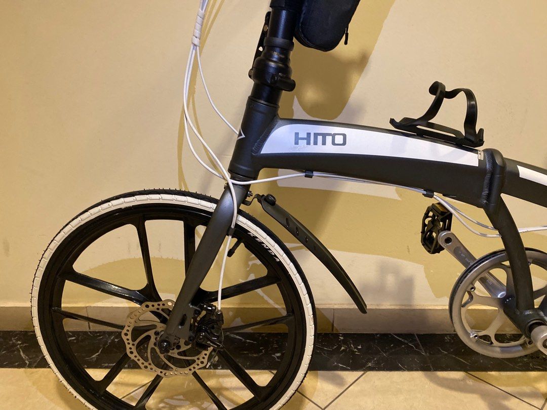 Hito 22” foldable aluminium bicycle, Sports Equipment, Bicycles & Parts ...