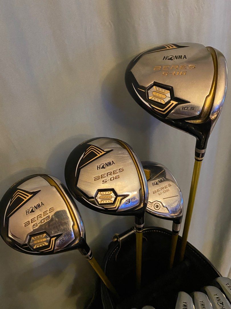 HONMA BERES 3 STAR S-06 GOLF SET, Sports Equipment, Sports & Games, Golf on Carousell