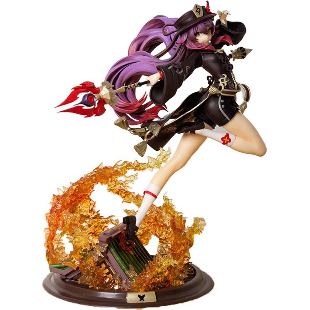Hu Tao 1/7 Figurine Figure| Genshin Impact Hu Tao battle form fighting ...