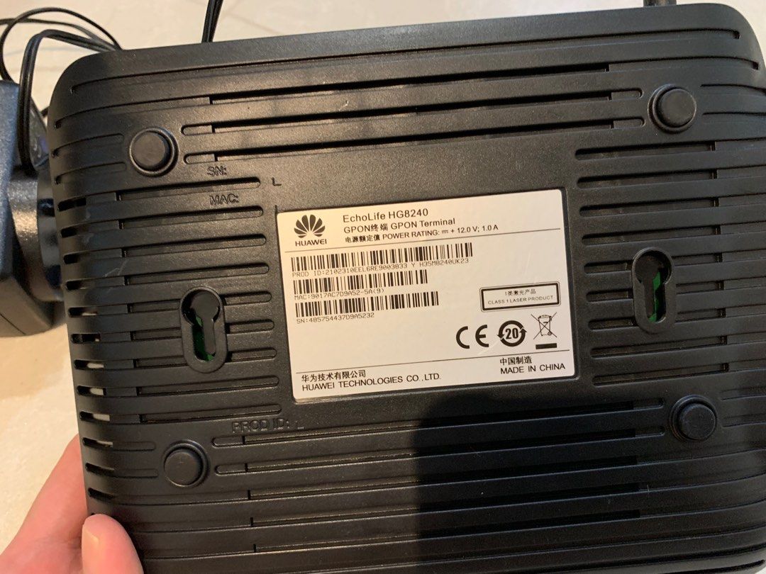 Huawei Echolife GPON Terminal HG8240, Computers & Tech, Parts ...