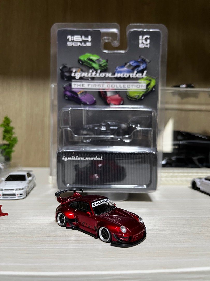 Ignition Model RWB 993 Metallic Red 1/64, Hobbies & Toys, Toys & Games ...