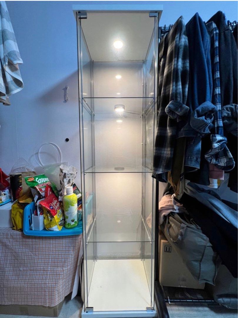 IKEA Glass Door Display Cabinet, Furniture & Home Living, Furniture ...