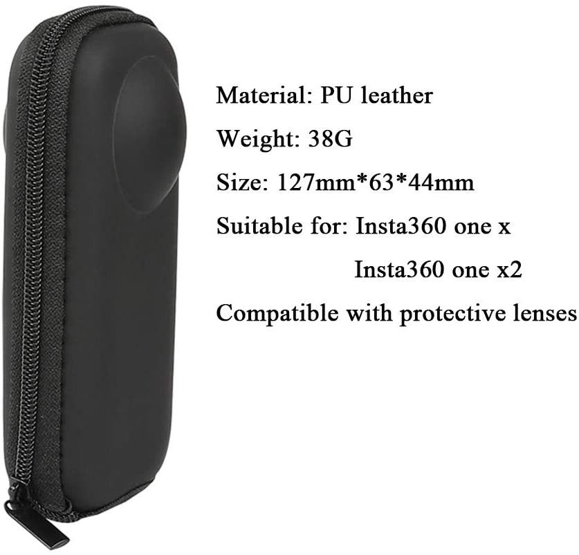 Insta360 X3 ONE X One X2 Mini PU Protective Storage Case Bag Box Mount ...