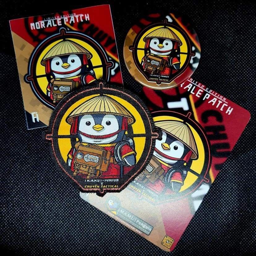 ISO: M.A.M.U Penguin x Chuyen Tactical Morale Patch, Men's Fashion ...