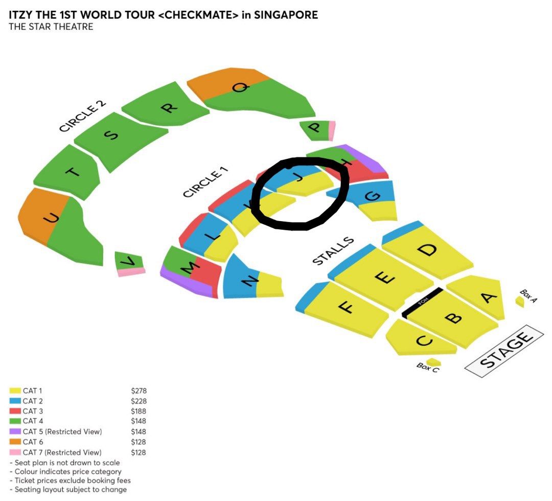itzy checkmate concert world tour cat 1 tickets, Tickets & Vouchers ...