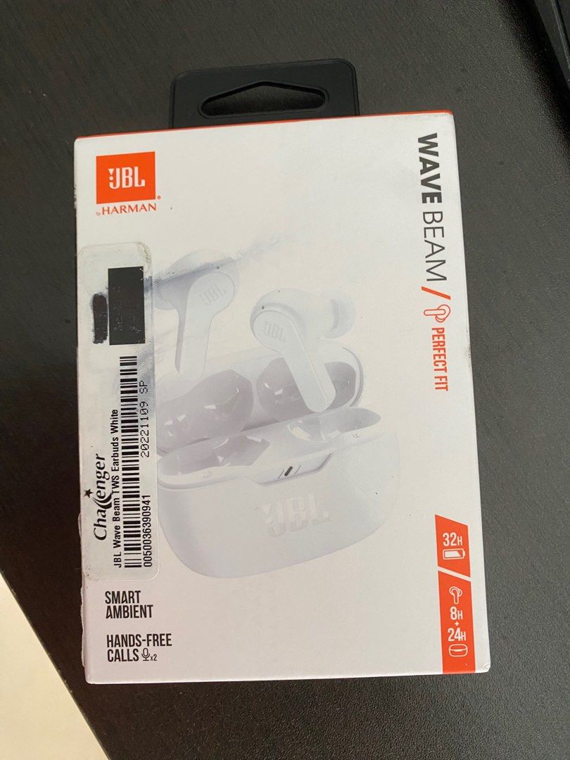 Jbl Wave Beam Tws Earbuds White Audio Earphones On Carousell