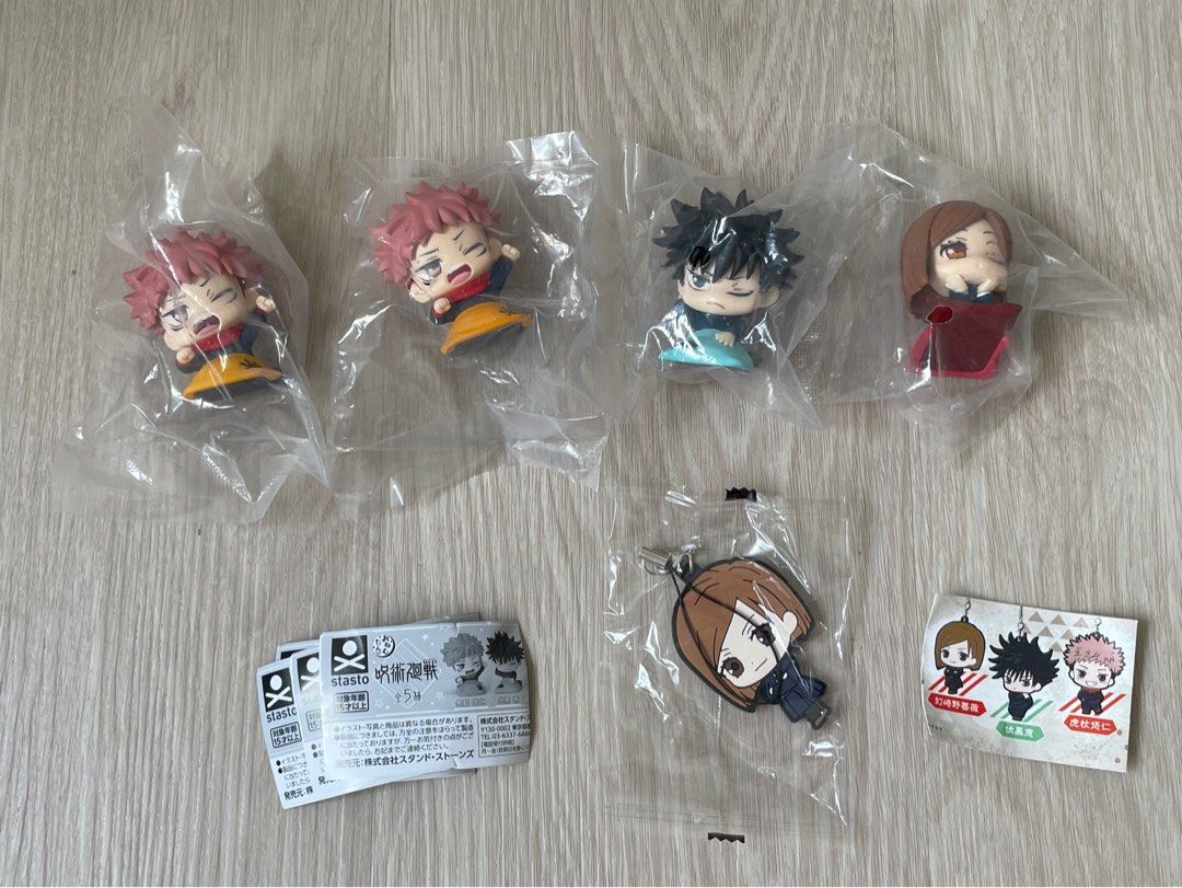 (Official) Jjk Jujutsu kaisen gojo Megumi yuji merch, Hobbies & Toys ...