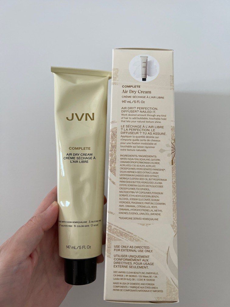 JVN Hair Complete Air Dry Cream 147ml full sized!, Beauty & Personal ...