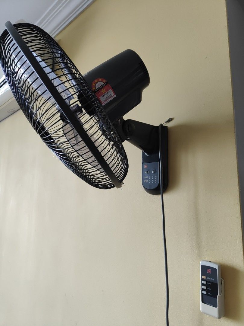 KDK Wall Fan with Remote Control, Furniture & Home Living, Lighting ...