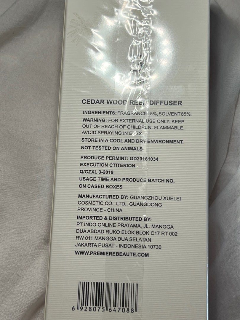 KKV Premiere Beaute Cedaw Wood Reed Diffuser 100 ml, Perabotan Rumah di ...