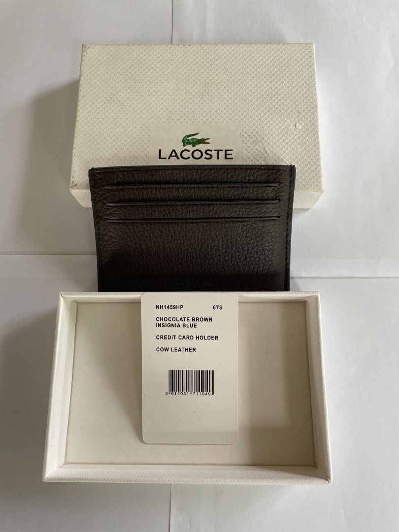 Lacoste Card Holder, Men's Fashion, Watches & Accessories, Wallets ...