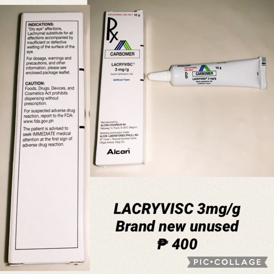 LACRYVISC, Health & Nutrition, Health Supplements, Health Food, Drinks ...