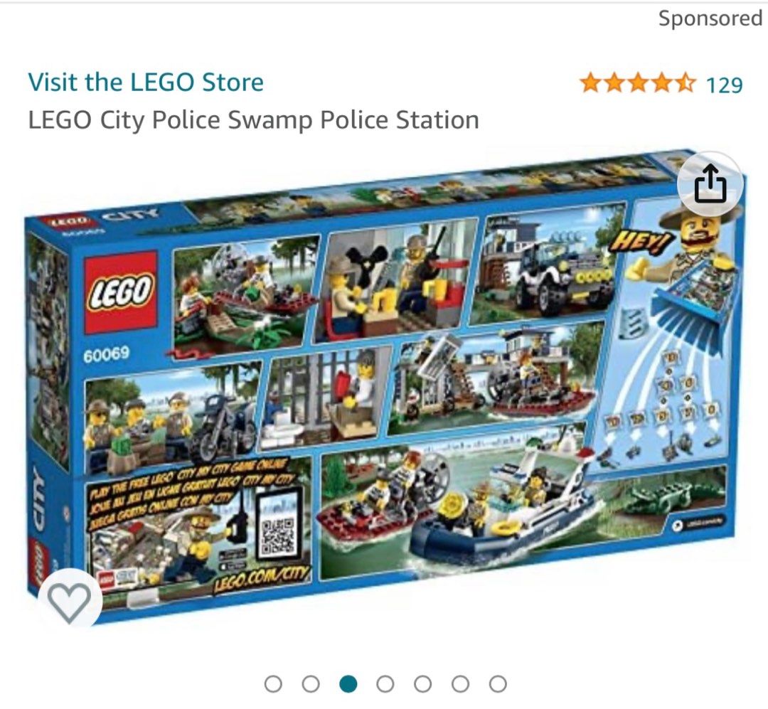 LEGO City Police Swamp Police Station, Hobbies & Toys, Toys & Games on ...