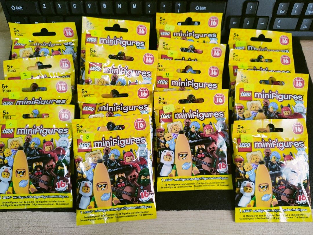 Lego Minifigures Series 16 Complete Set (16 minifigures), Hobbies ...