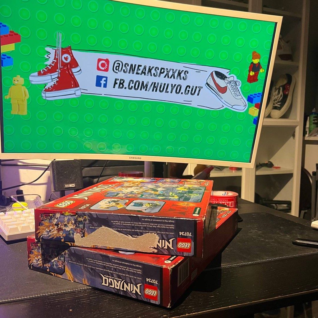 Lego Ninjago Ronin R.E.X 70735 & Lego Ninjago Master Wu Dragon 70734 ...