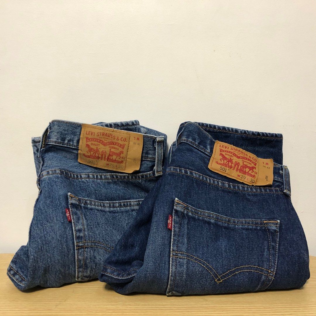 Levi's 501 Original Fit Jeans (Bundle), Men's Fashion, Bottoms, Jeans ...