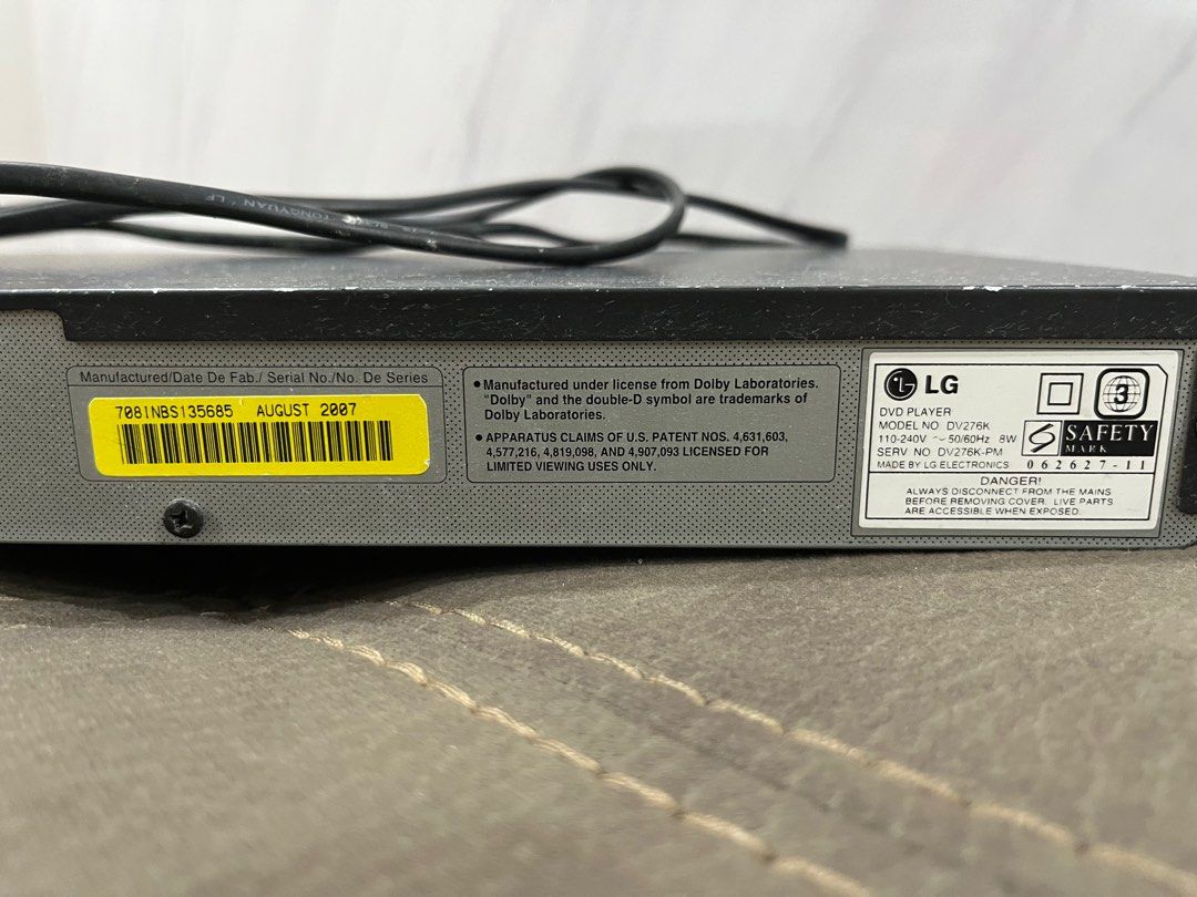 LG DVD Player, TV & Home Appliances, TV & Entertainment, Blu-Ray ...