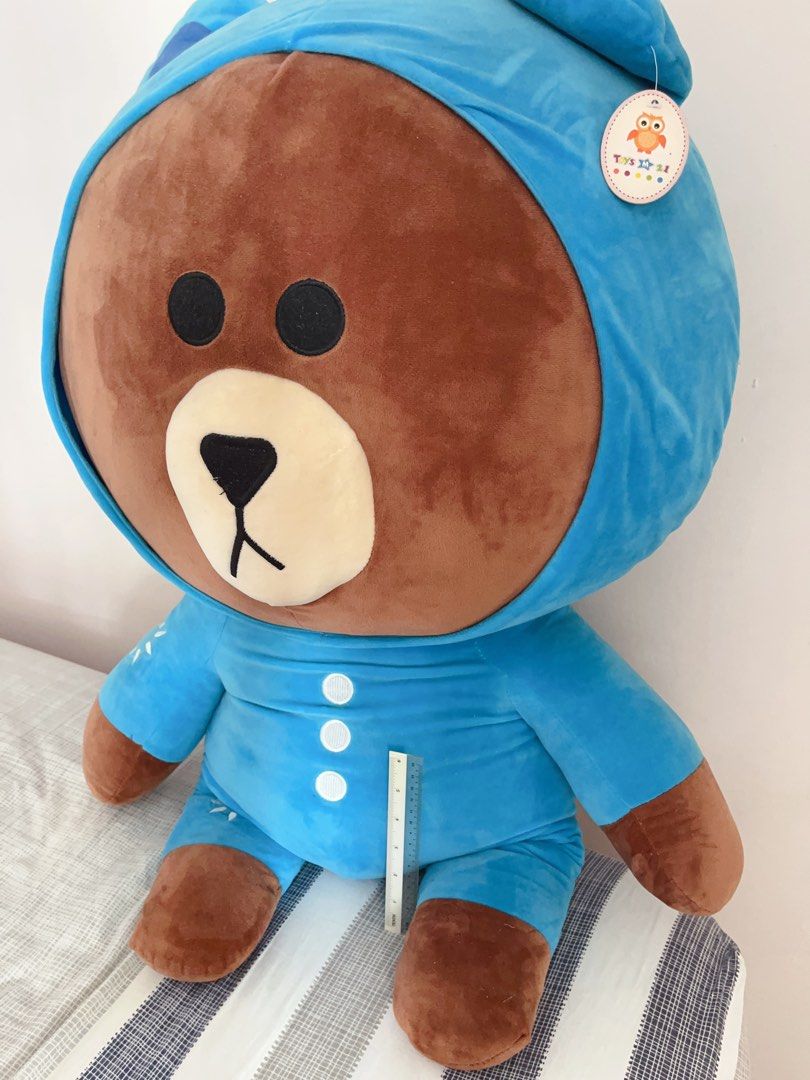LINE FRIENDS BROWN Plush Toy, Hobbies & Toys, Toys & Games on Carousell