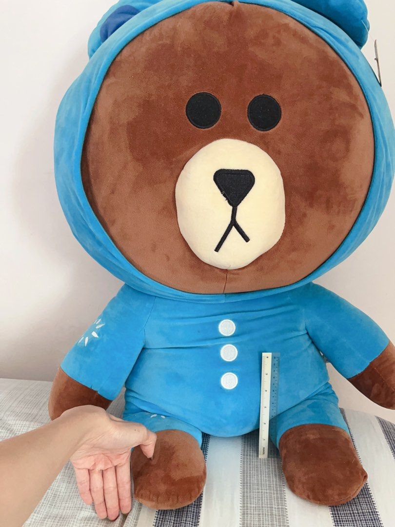 LINE FRIENDS BROWN Plush Toy, Hobbies & Toys, Toys & Games on Carousell
