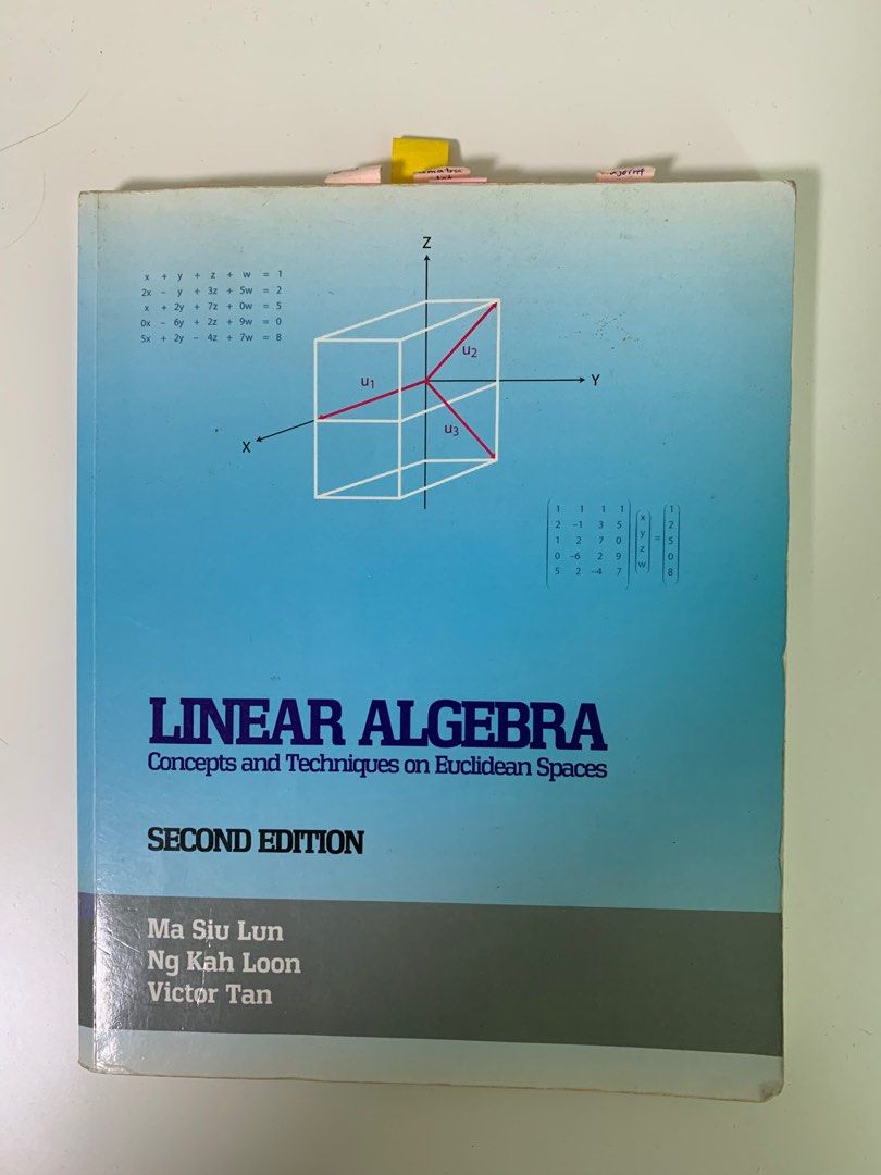 Linear Algebra Concepts and Techniques on Euclidean Spaces, Hobbies & Toys, Books & Magazines ...