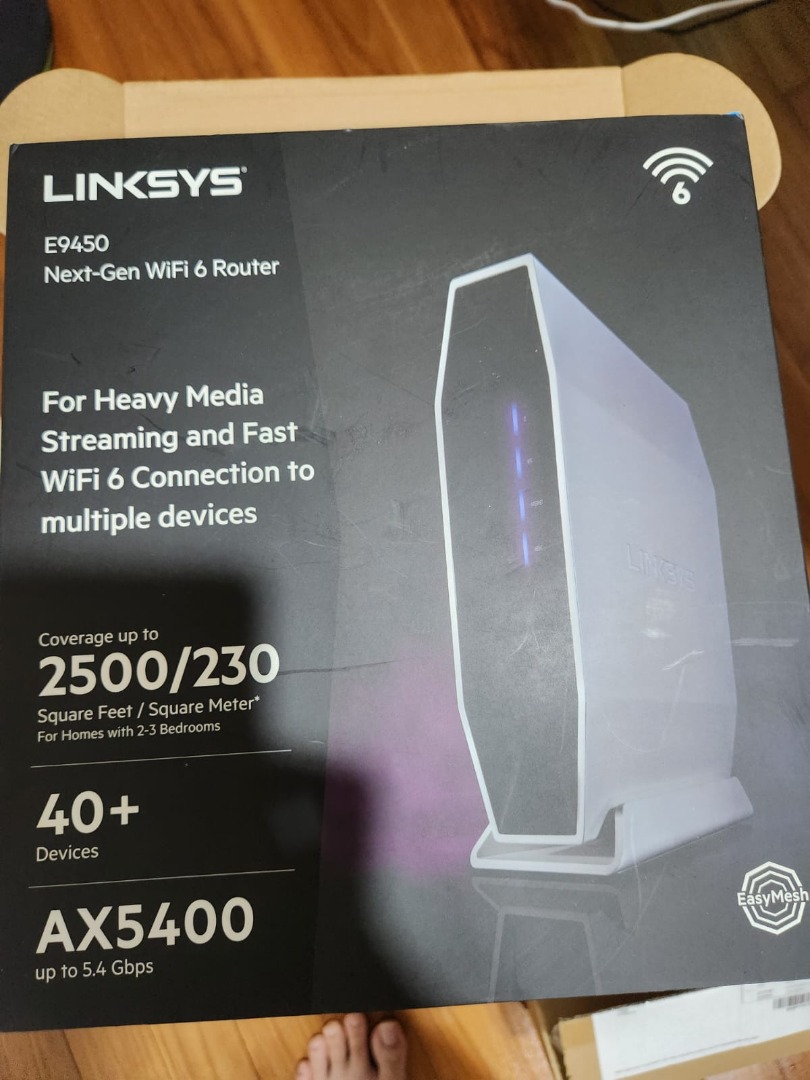 Linksys E9450 Next-Gen Wifi 6 Router, Computers & Tech, Parts ...