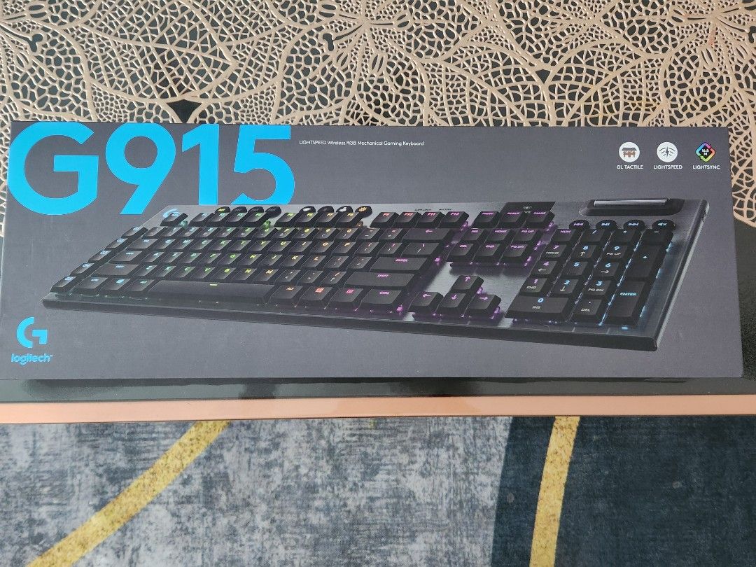 Logitech G915 GL Tactile Mechanical Keyboard, Computers & Tech, Parts ...