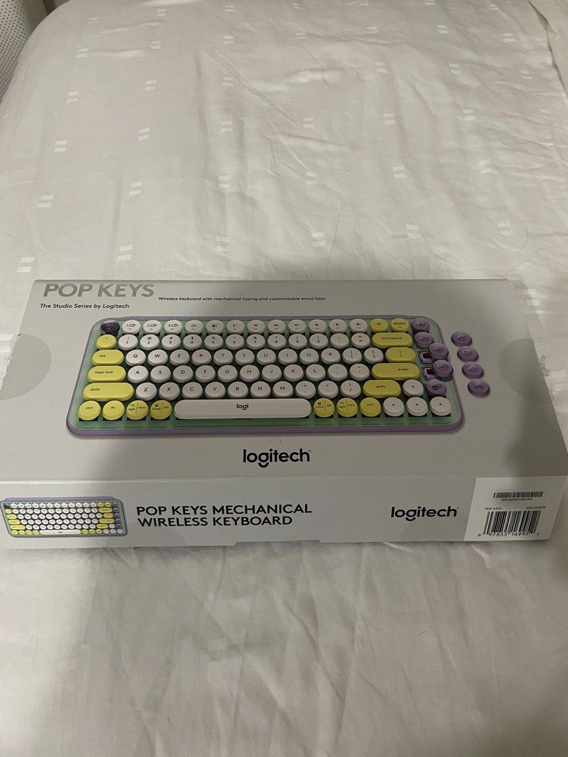 Logitech Pop keys Mechanical Wireless keyboarf, Computers & Tech, Parts ...