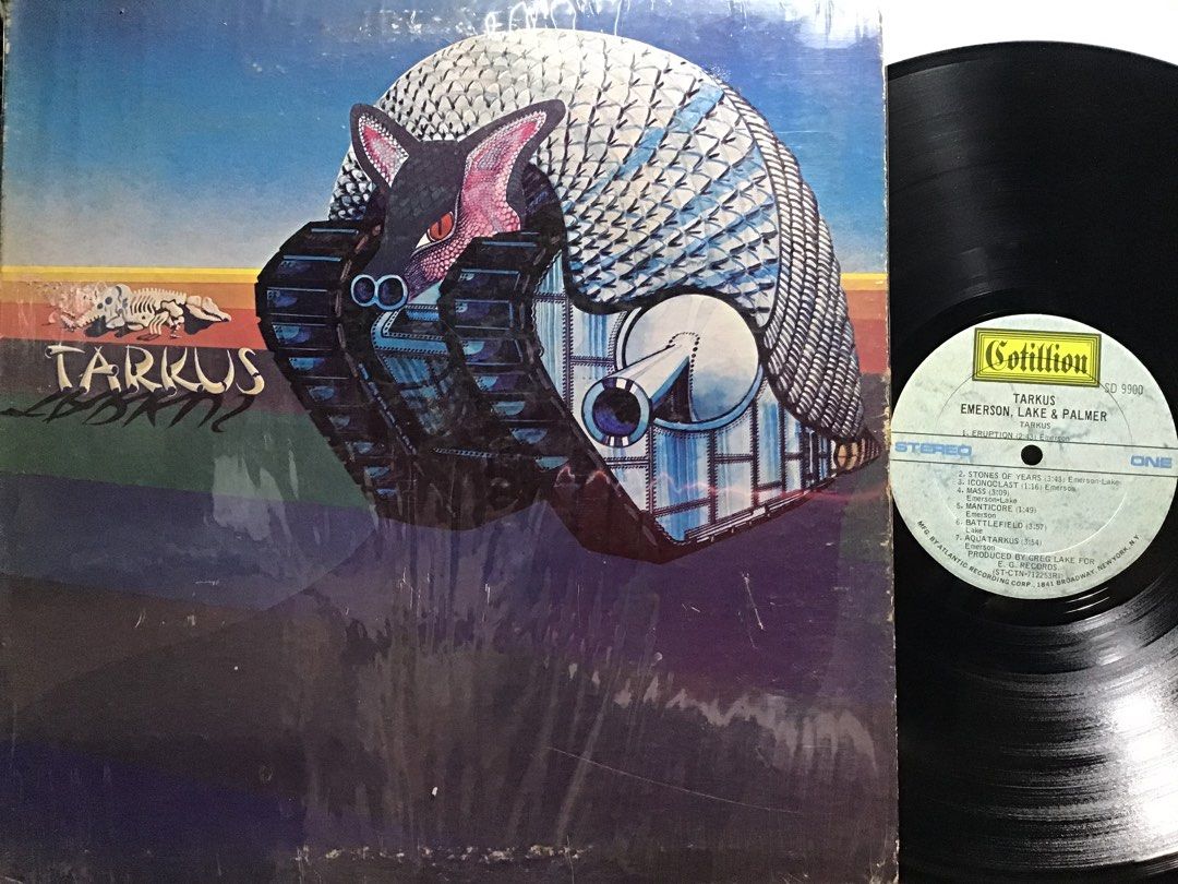 Lp Emerson Lake Palmer Tarkus Oop Usa Cotillion Vinyl Record Anubis