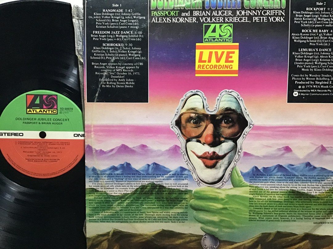 LP Passport Alexis Corner Brian Auger - Doldinger Jubilee OOP VINYL ...