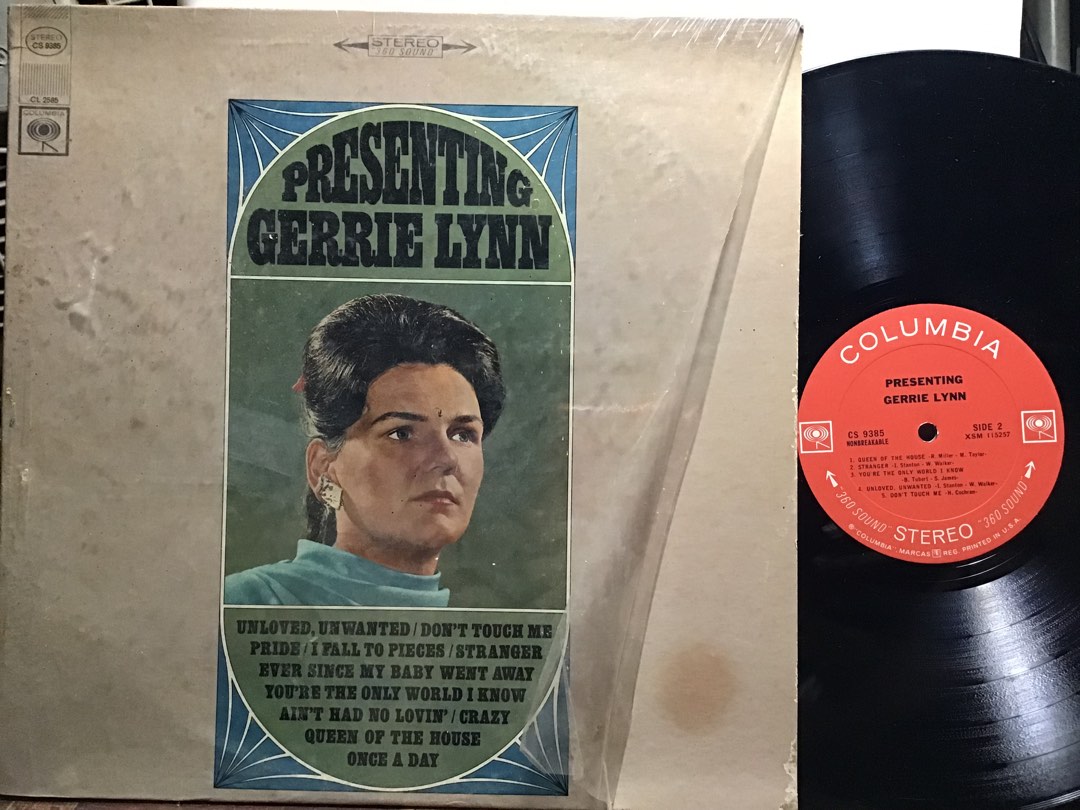 LP Presenting Gerrie Lynn OOP USA VINYL RECORD Anubis Oldies Piring ...