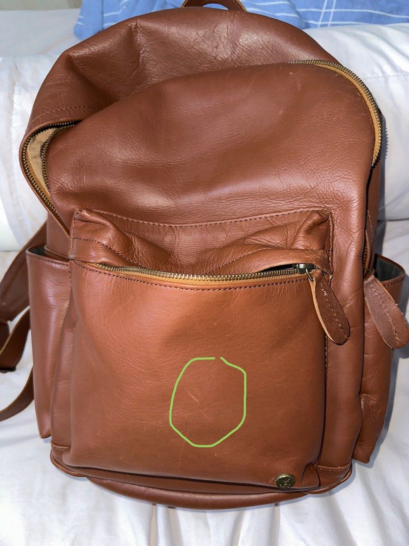 MAHI Leather Backpack, Men's Fashion, Bags, Backpacks on Carousell