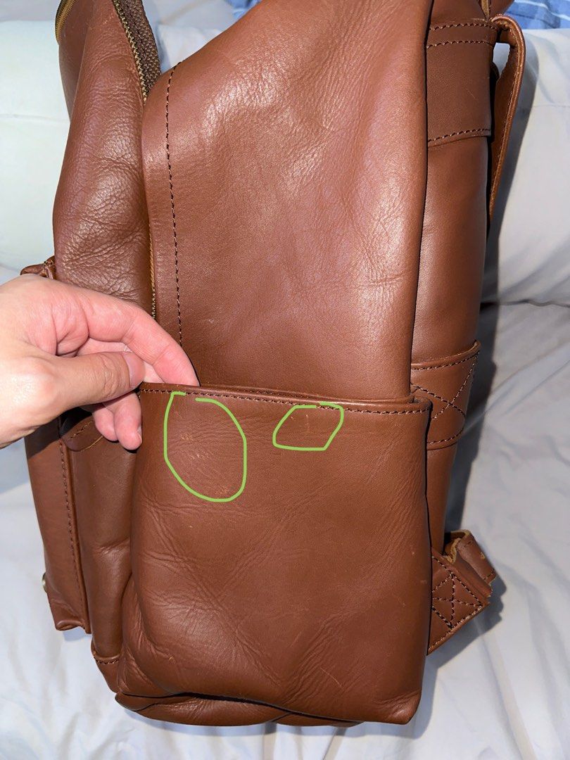 MAHI Leather Backpack, Men's Fashion, Bags, Backpacks on Carousell