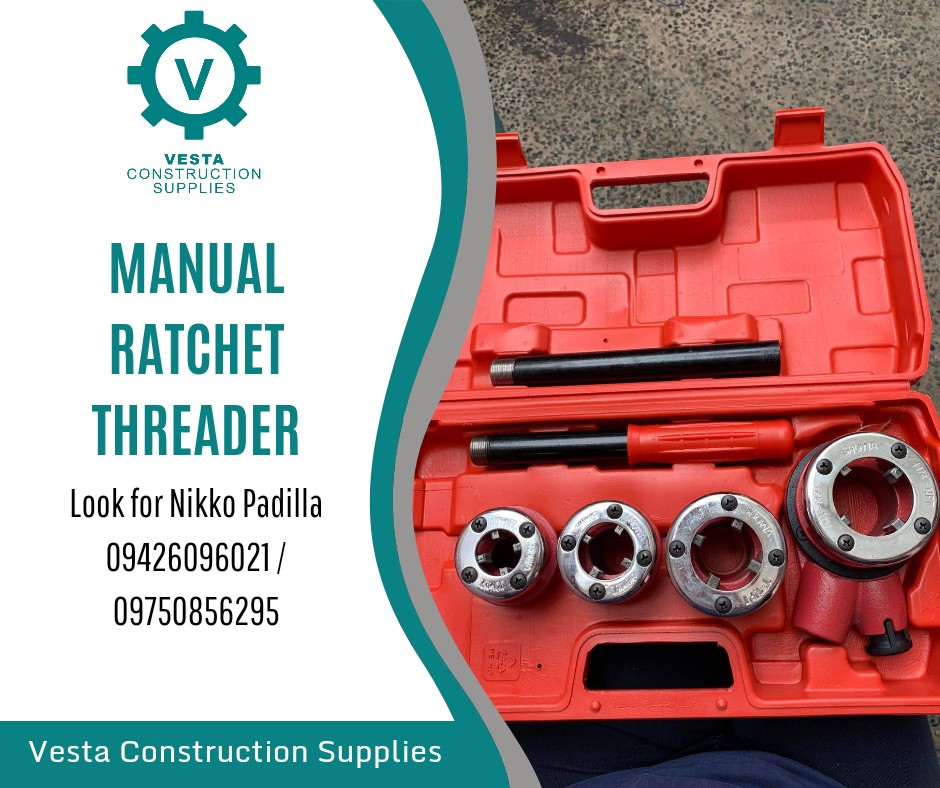 Manual Ratchet Threader, Commercial & Industrial, Construction Tools ...