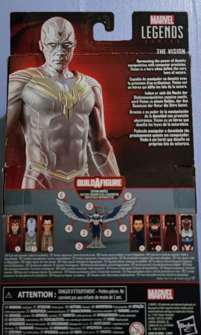 MARVEL LEGENDS THE VISION WANDA VISION SET KLB, Hobbies & Toys, Toys ...