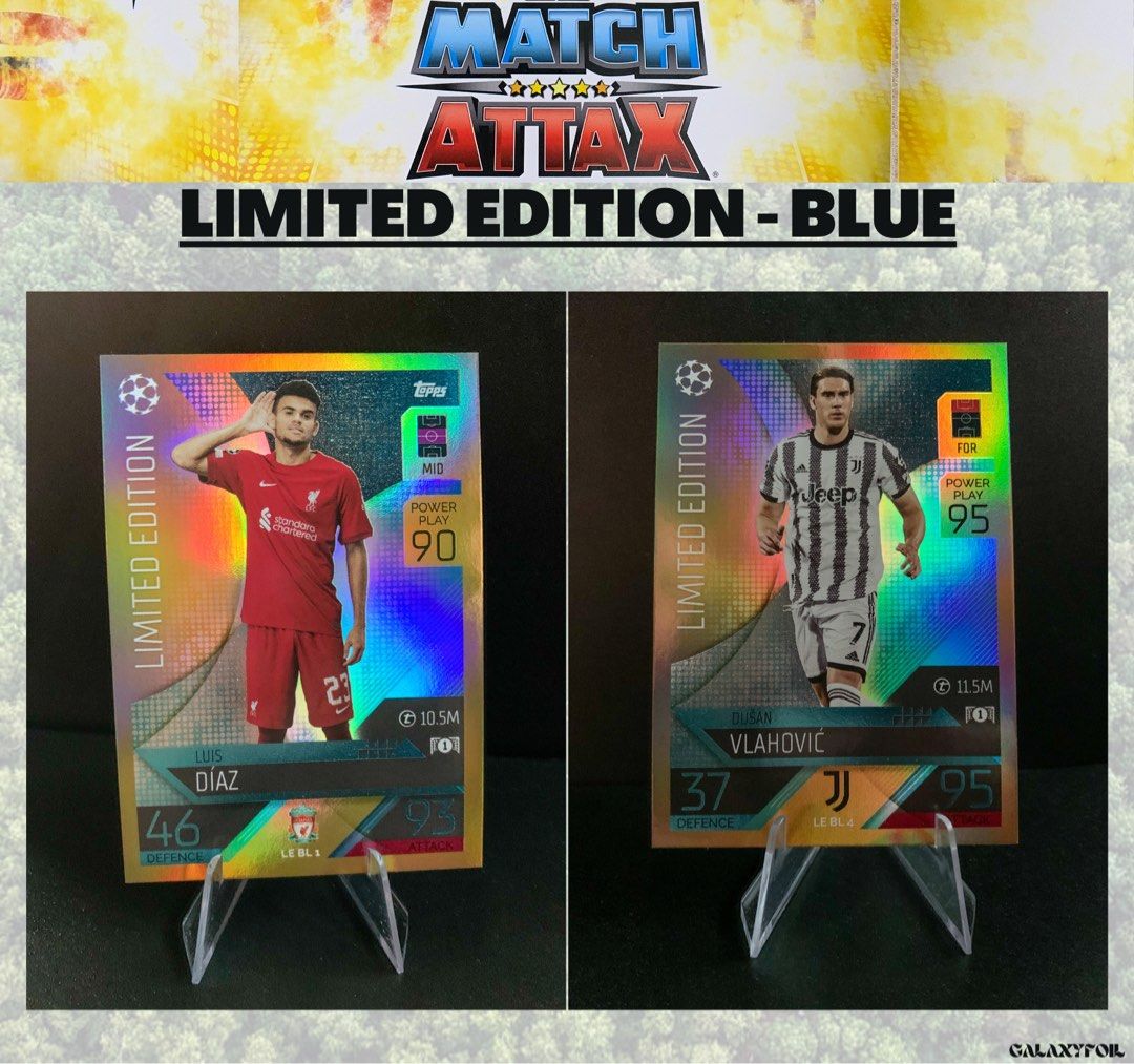 Match Attax 22/23: Limited Edition Blue, Hobbies & Toys, Toys & Games on Carousell