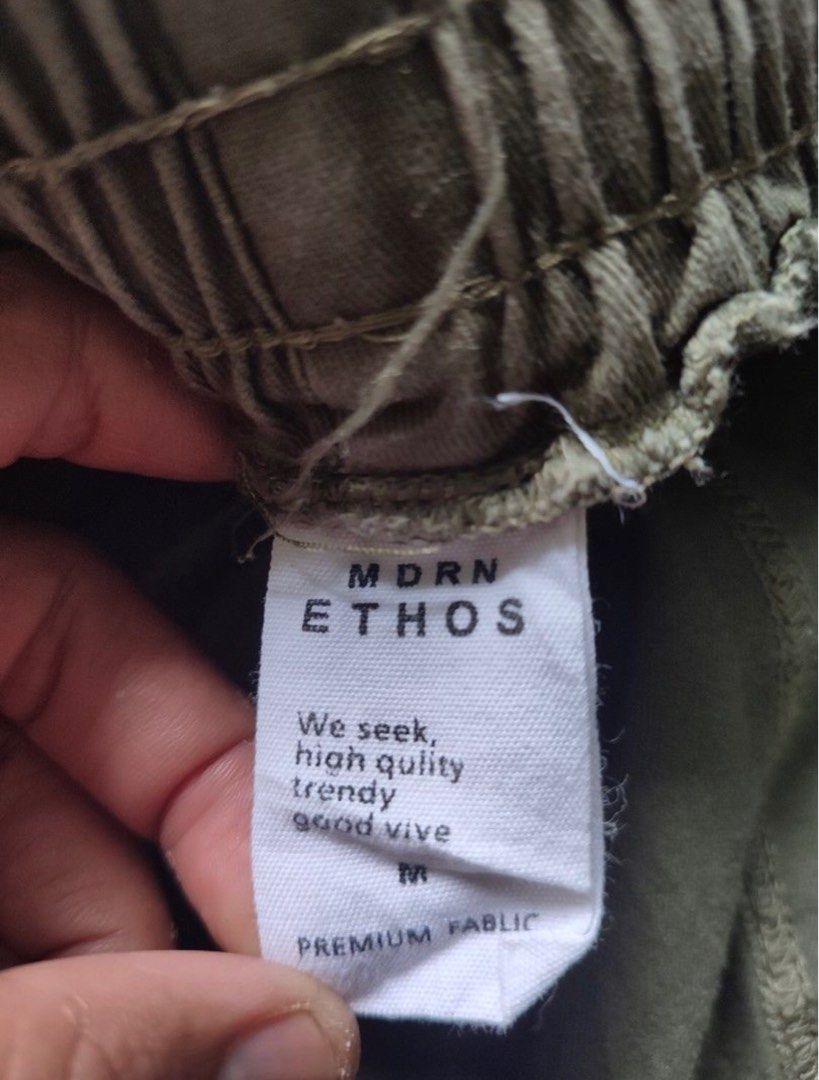 MDRN ETHOS CARGO PANTS, Men's Fashion, Bottoms, Trousers on Carousell