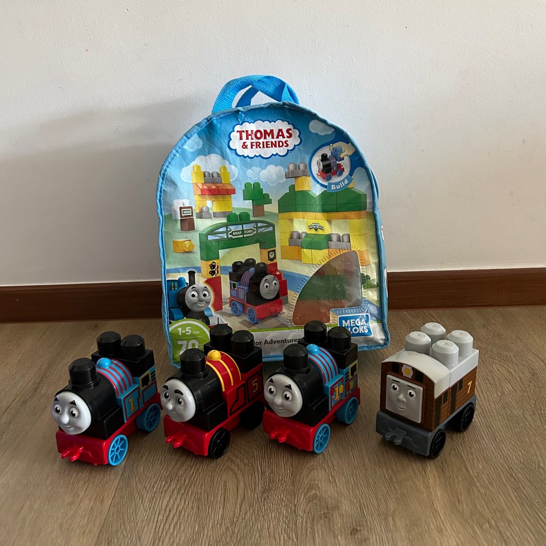 Mega bloks Thomas and Friends play set with extra parts and trains ...