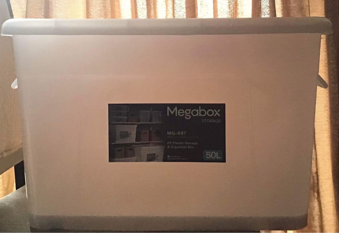 Megabox 50L Storage, Furniture & Home Living, Home Improvement ...