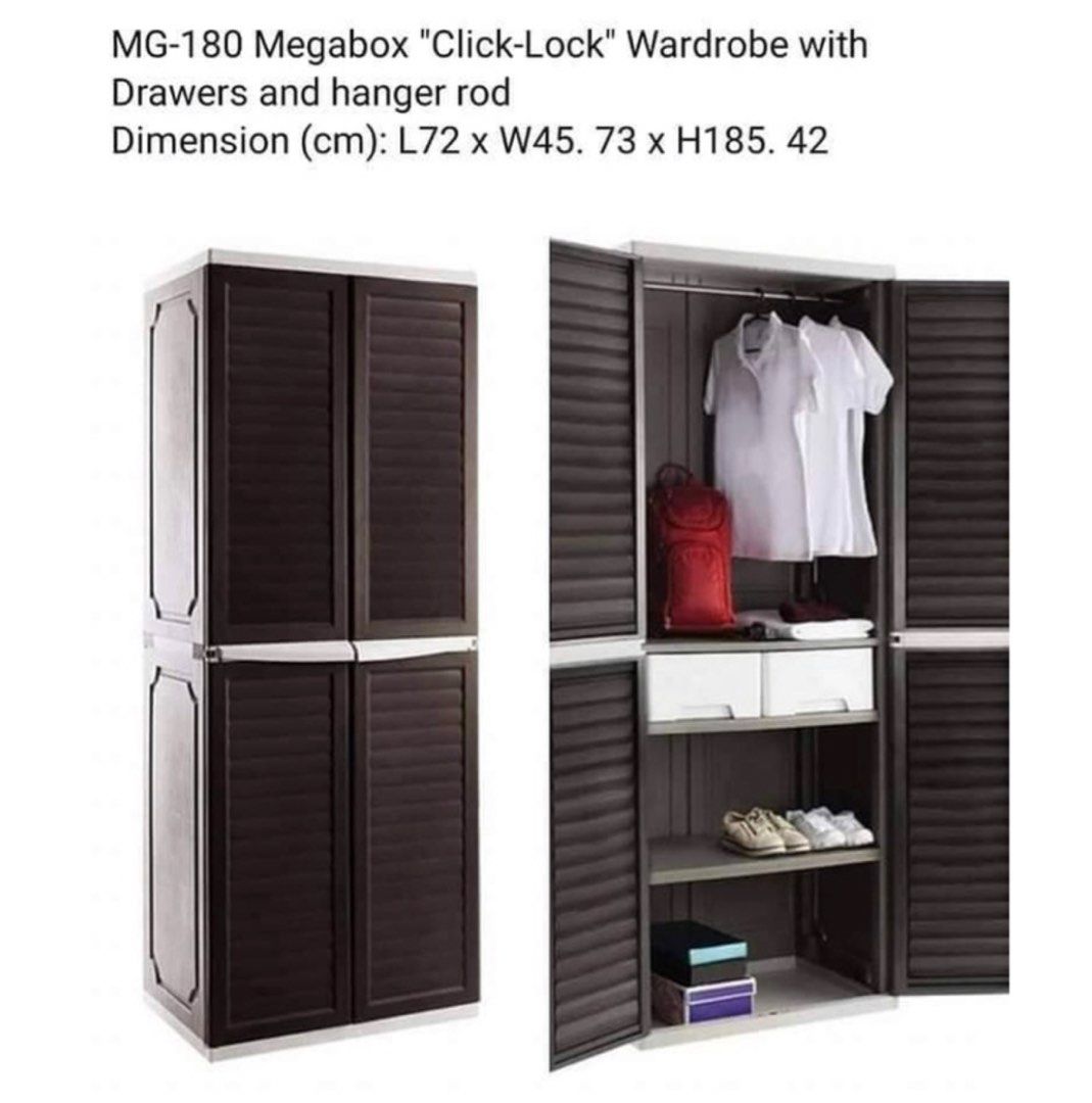 Megabox Wardrobe Cabinet, Furniture & Home Living, Furniture, Shelves ...