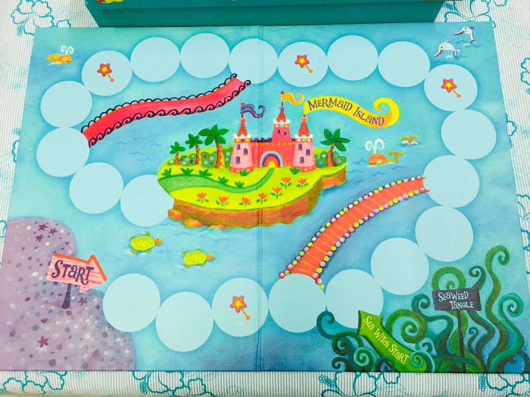 Mermaid Island Board Game - Peaceable Kingdom USA, Hobbies & Toys, Toys ...