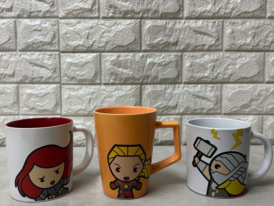 Miniso Marvel Mugs, Furniture & Home Living, Kitchenware & Tableware ...