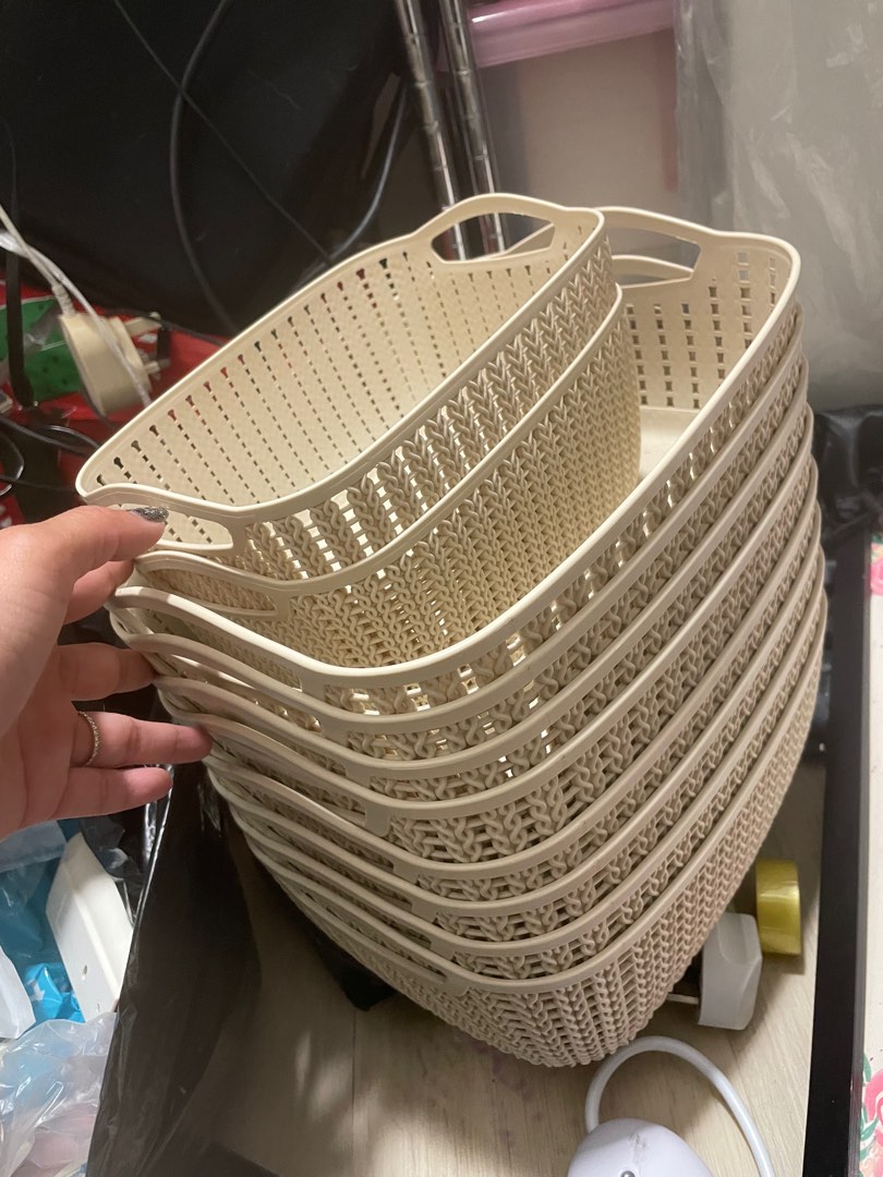 Miniso Organizer Baskets Whole Lot to clear fast, Furniture & Home ...