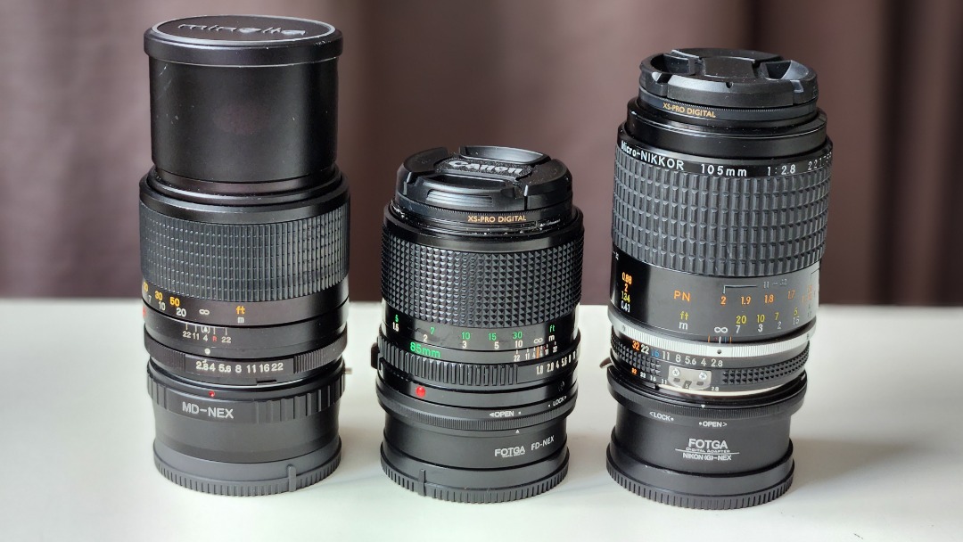 Sony Nikkor manual lens, Photography, Lens & Kits on Carousell