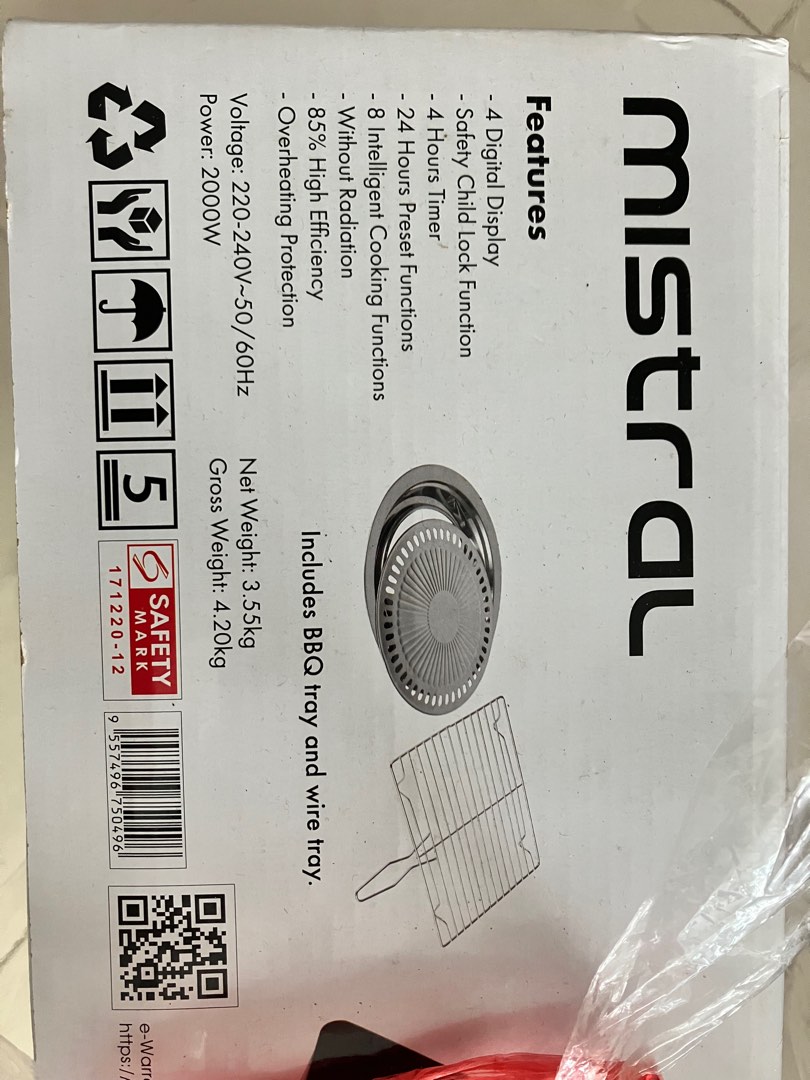 Mistral ceramic cooker MCC317, TV & Home Appliances, Kitchen Appliances ...