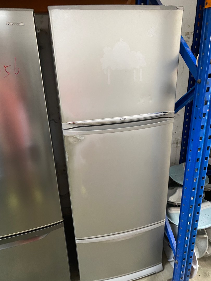 Mitsubishi 3Ticks 3Door Fridge, 343L, TV & Home Appliances, Kitchen ...
