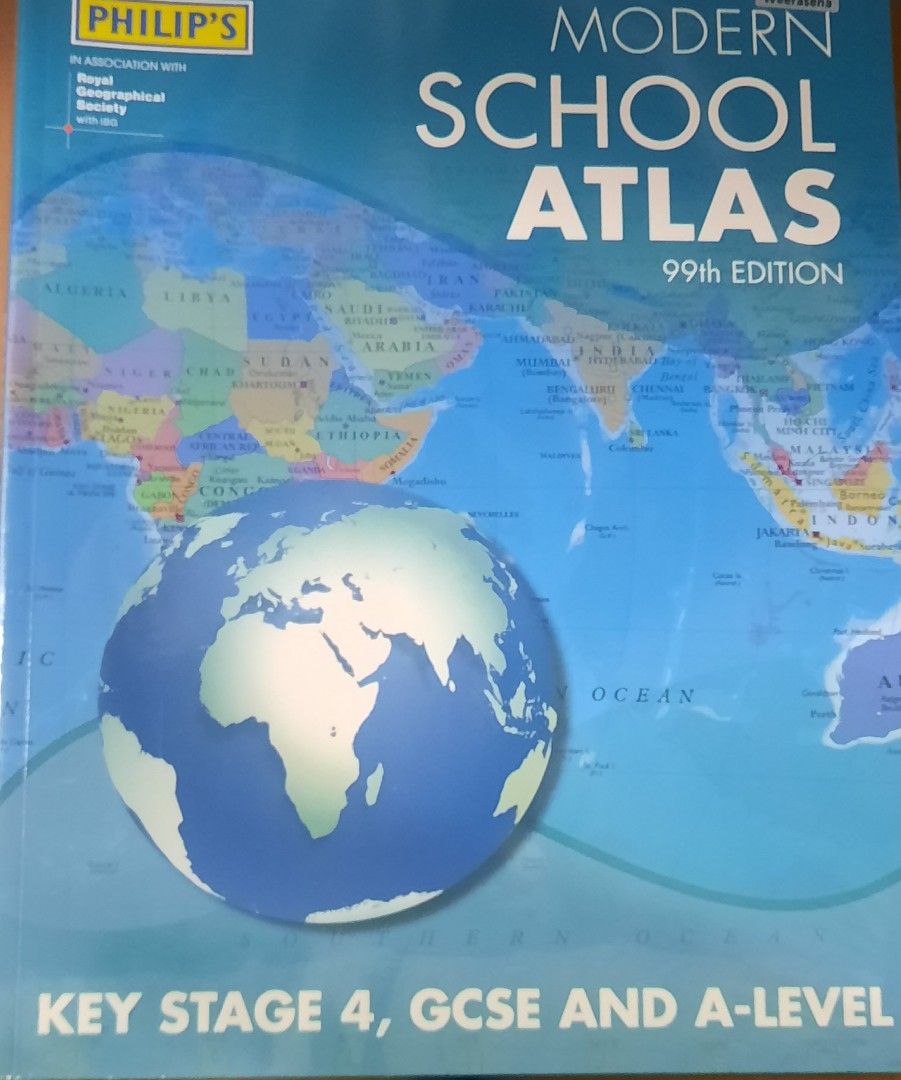 Modern school atlas, Hobbies & Toys, Books & Magazines, Textbooks on ...