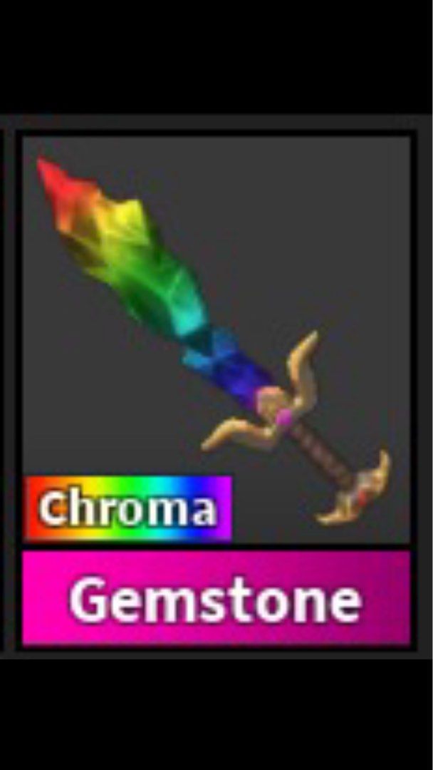 Murder Mystery 2 [MM2] Chroma Gemstone, Video Gaming, Gaming ...