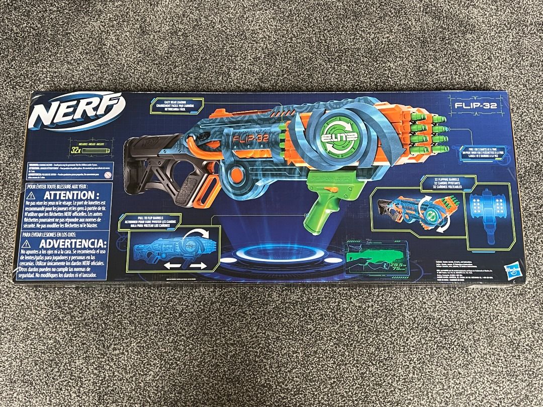 NERF Elite 2.0 Flipshots Flip-32 Blaster, Hobbies & Toys, Toys & Games ...