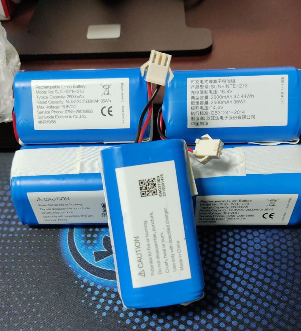 New INR18650 SUN-INTE-273 2600mAh 14.4V 36.0Wh Li-ion Battery Pack, 家庭 ...